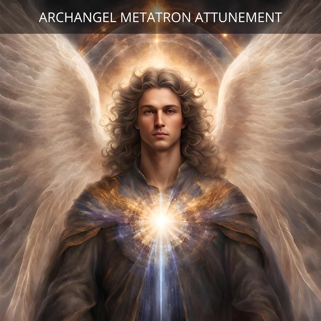 Archangel Metatron Attunement Charged Digital Artwork - Etsy