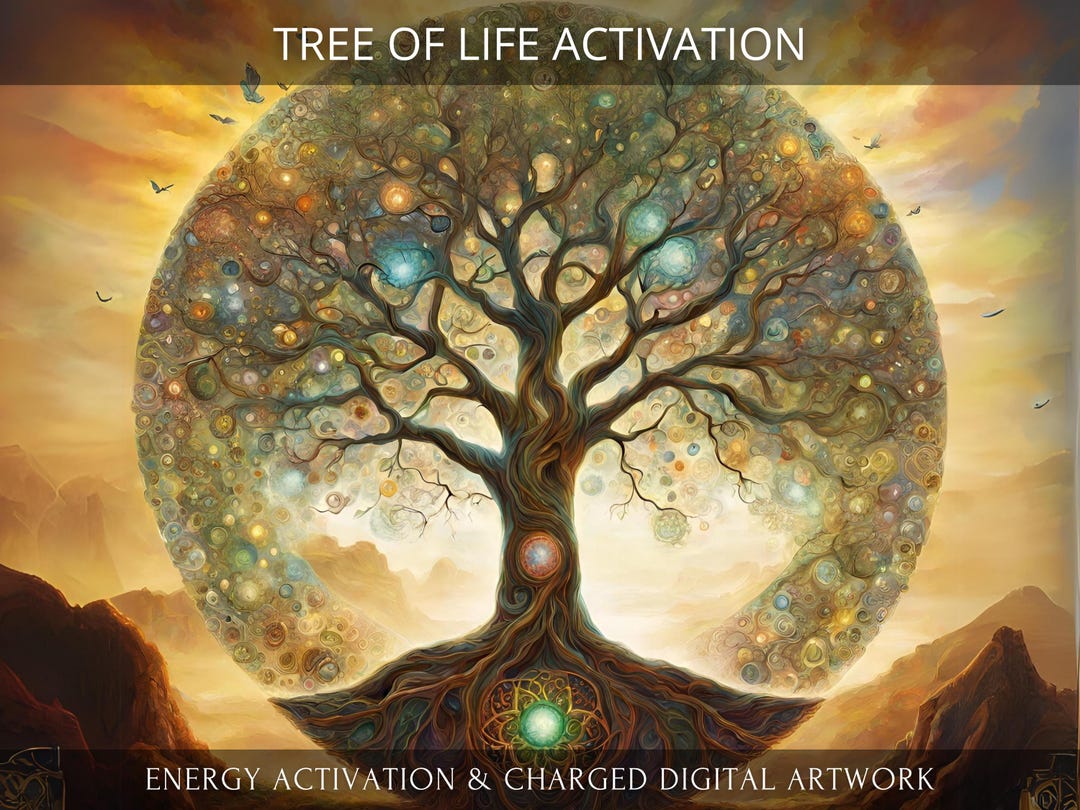 Tree of Life Activation + Charged Digital Artwork - Etsy