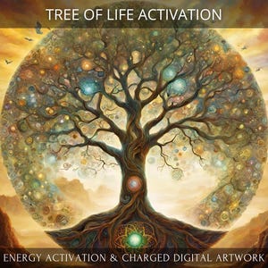 Tree of Life Activation + Charged Digital Artwork - Etsy