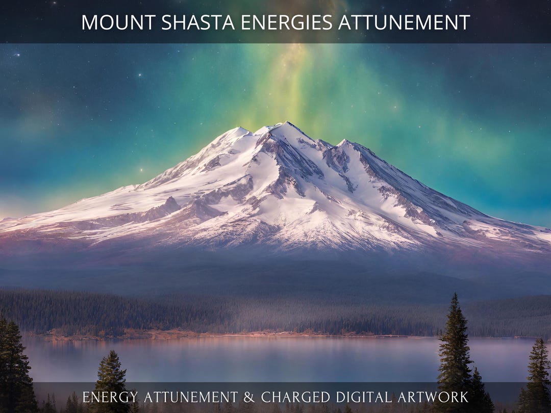Mount Shasta Energies Charged Digital Artwork + Energetic Transmission ...
