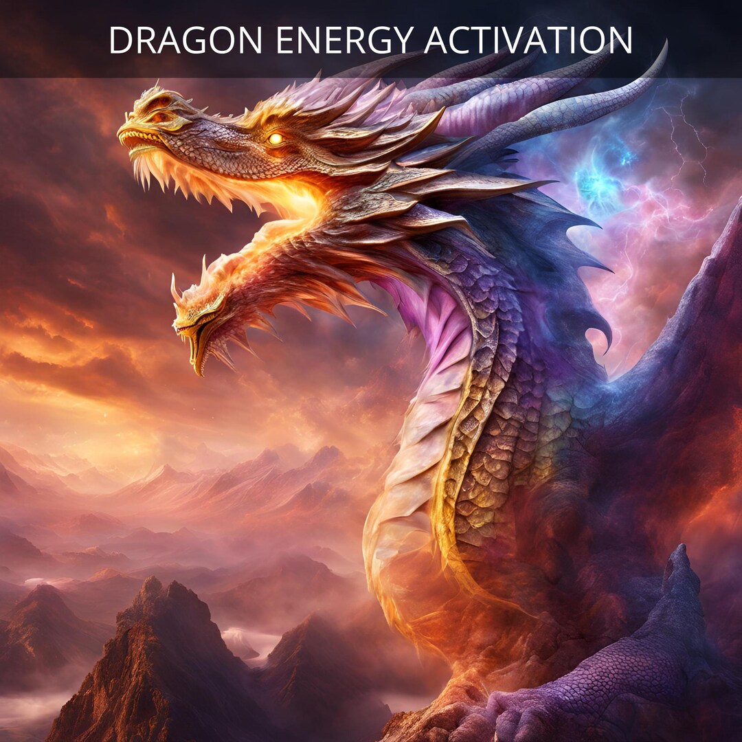 Dragon Energy Activation + Charged Digital Artwork - Etsy