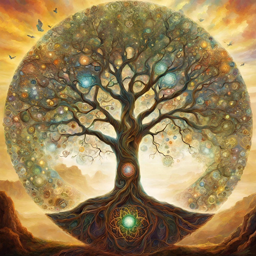 Tree of Life Digital Art Infused With Energies - Etsy