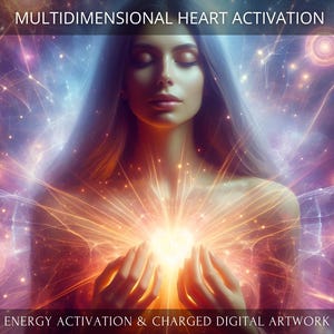 Multidimensional Heart Activation + Charged Digital Artwork - Etsy