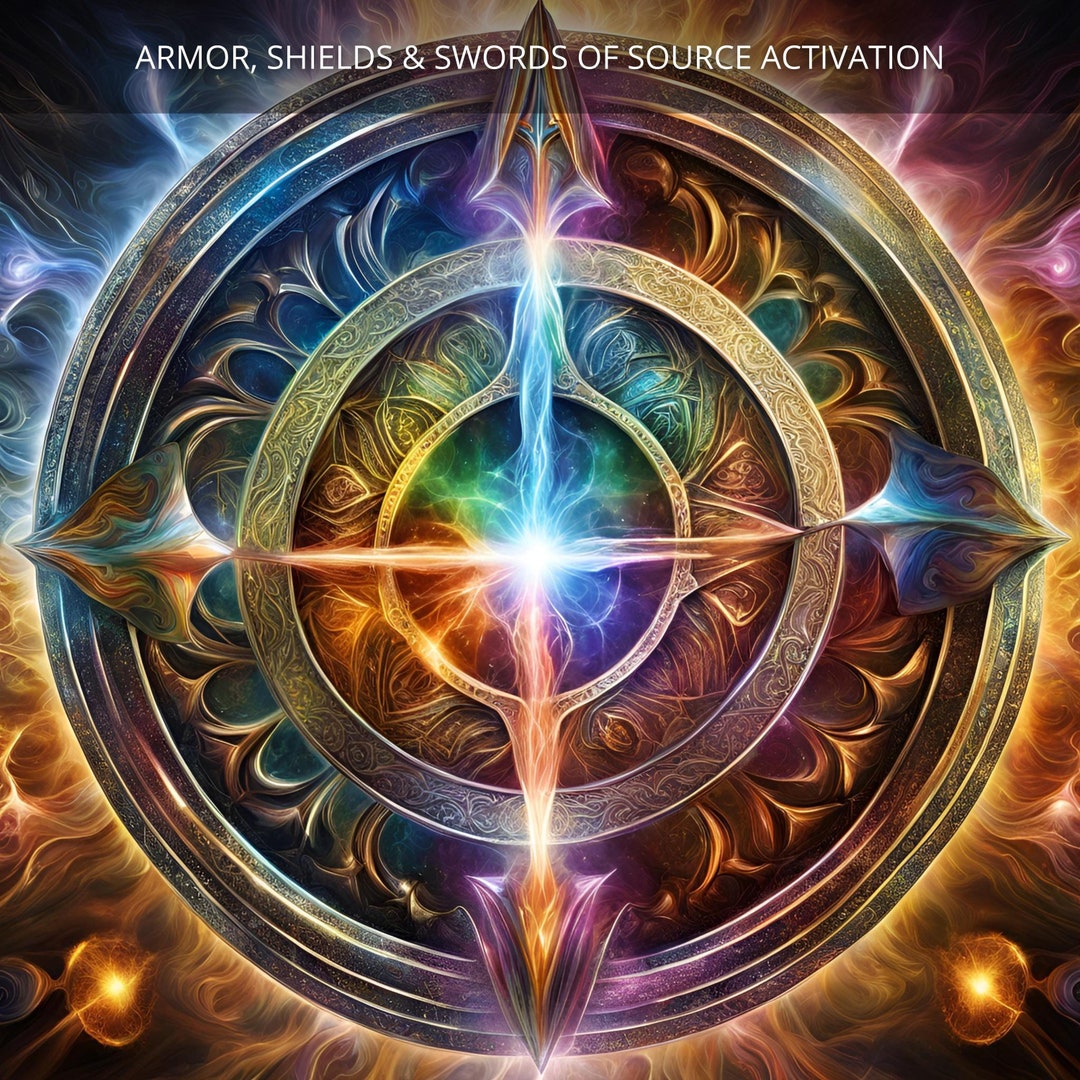 Armor, Shields & Swords of Source Activation Charged Digital Artwork - Etsy