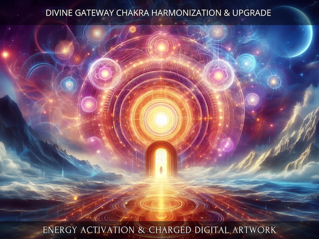 Divine Gateway Chakra Harmonization and Upgrade Charged Digital Artwork + Energetic Transmission ...