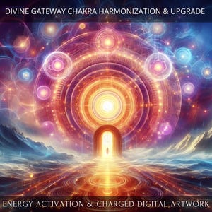 Divine Gateway Chakra Harmonization and Upgrade Charged Digital Artwork + Energetic Transmission ...