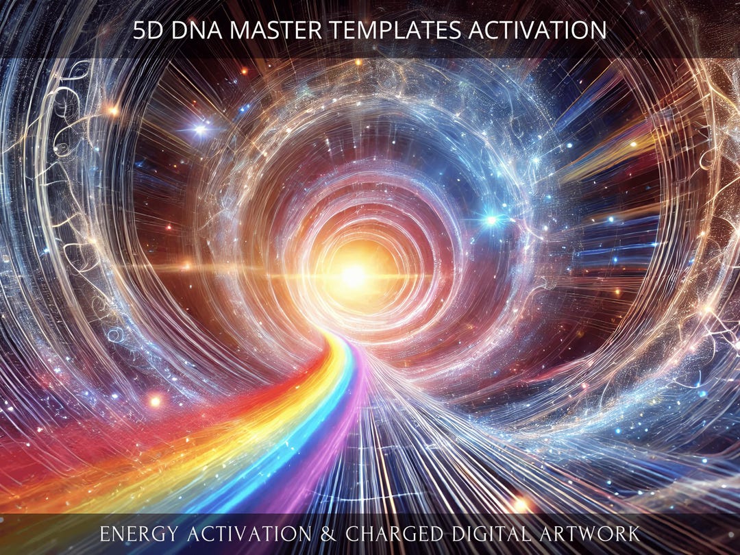 5D DNA Master Templates Activation + Charged Digital Artwork - Etsy