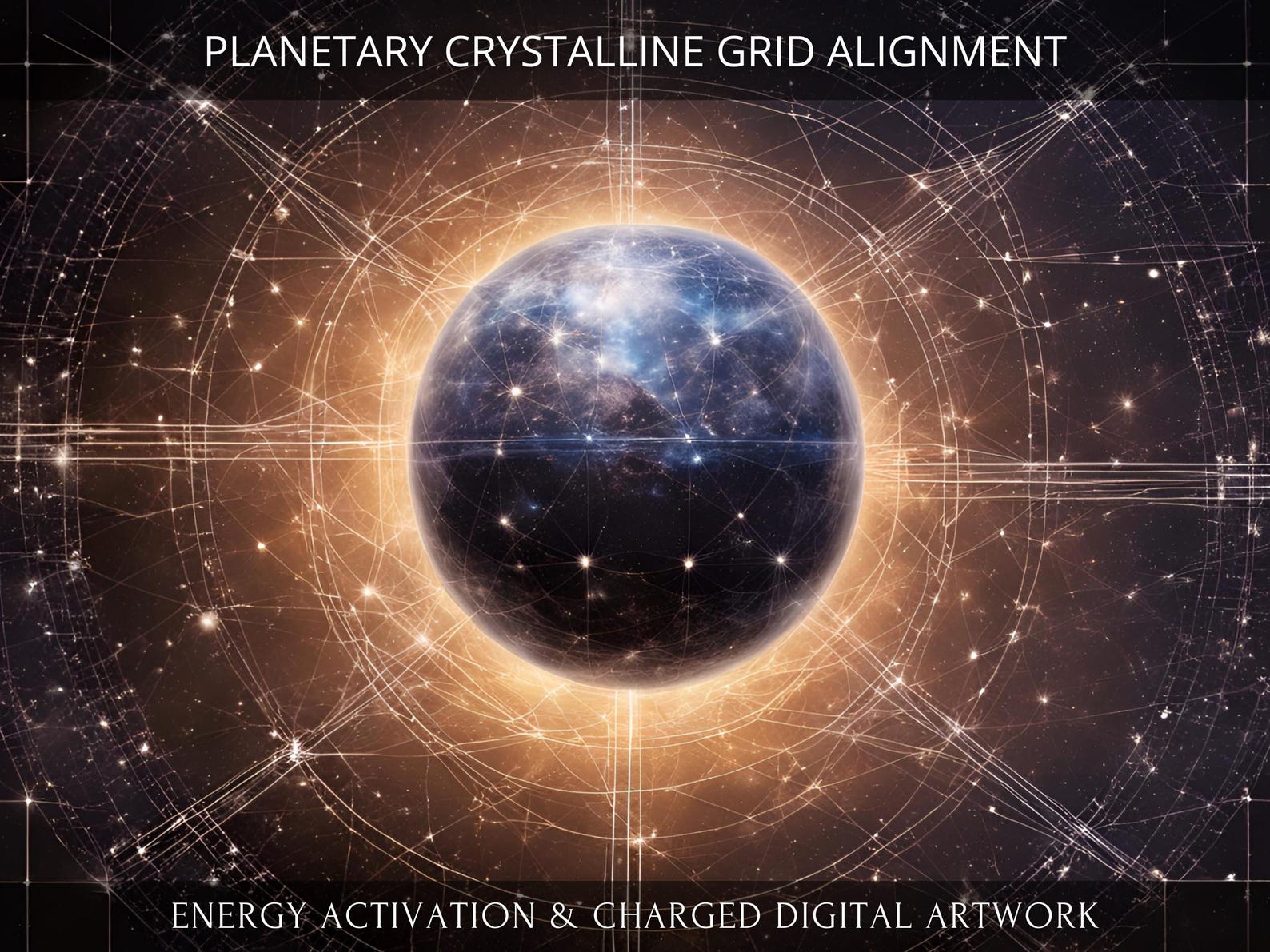 Planetary Crystalline Grid Charged Digital Artwork + Energetic ...