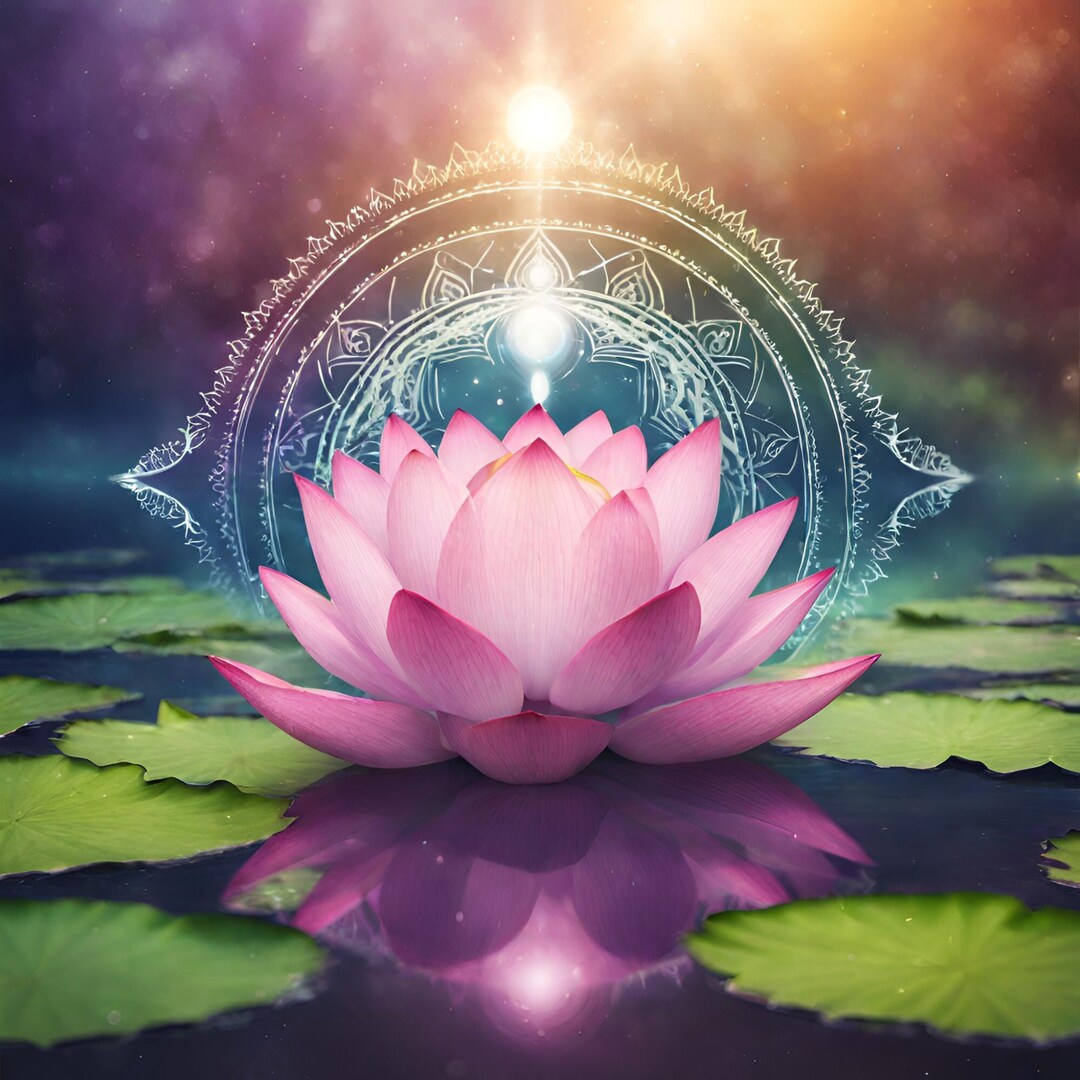 Lotus in the Third Eye Digital Art Infused With Energies - Etsy