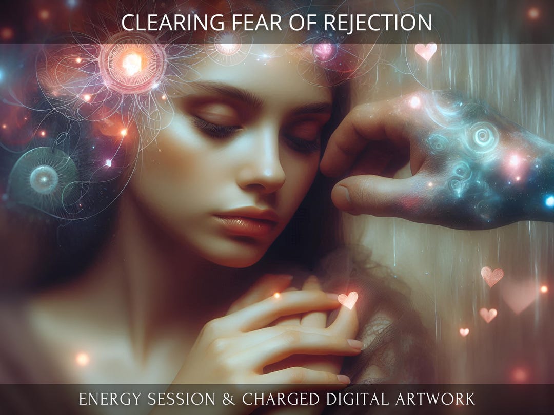 Clearing Fear of Rejection Charged Digital Artwork - Etsy