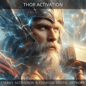Thor Activation + Charged Digital Artwork - Etsy