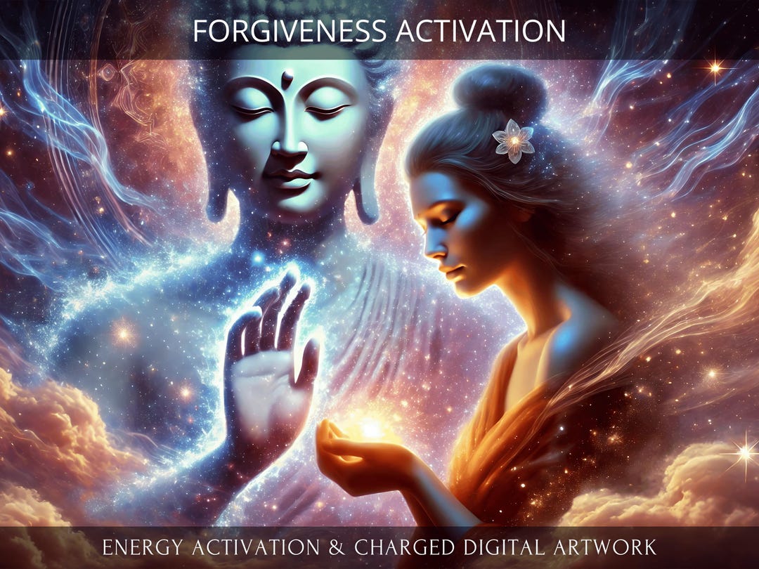 Forgiveness From Buddha and the Divine Mother Charged Digital Artwork ...