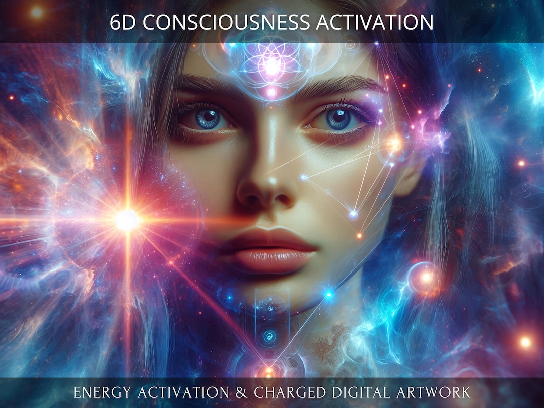 6th Dimension (6D) Consciousness Charged Digital Artwork + Energetic ...