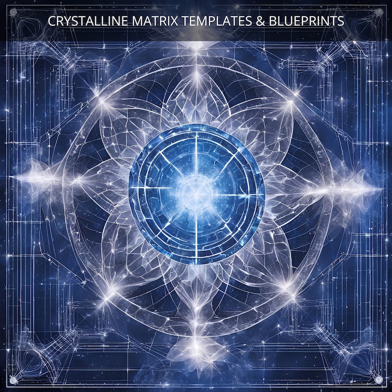 Crystalline Matrix Templates and Blueprints - Etsy