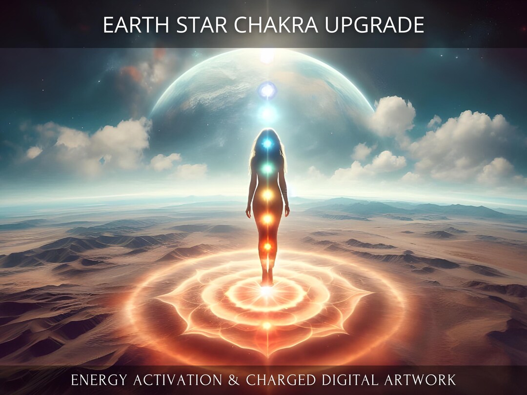Earth Star Chakra Harmonization and Upgrade + Charged Digital Artwork ...