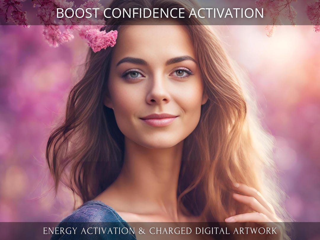 Boost Confidence Activation Charged Digital Artwork - Etsy