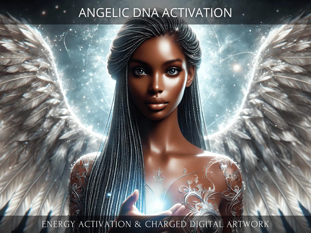 Angelic Multidimensional DNA Activation + Charged Digital Artwork - Etsy