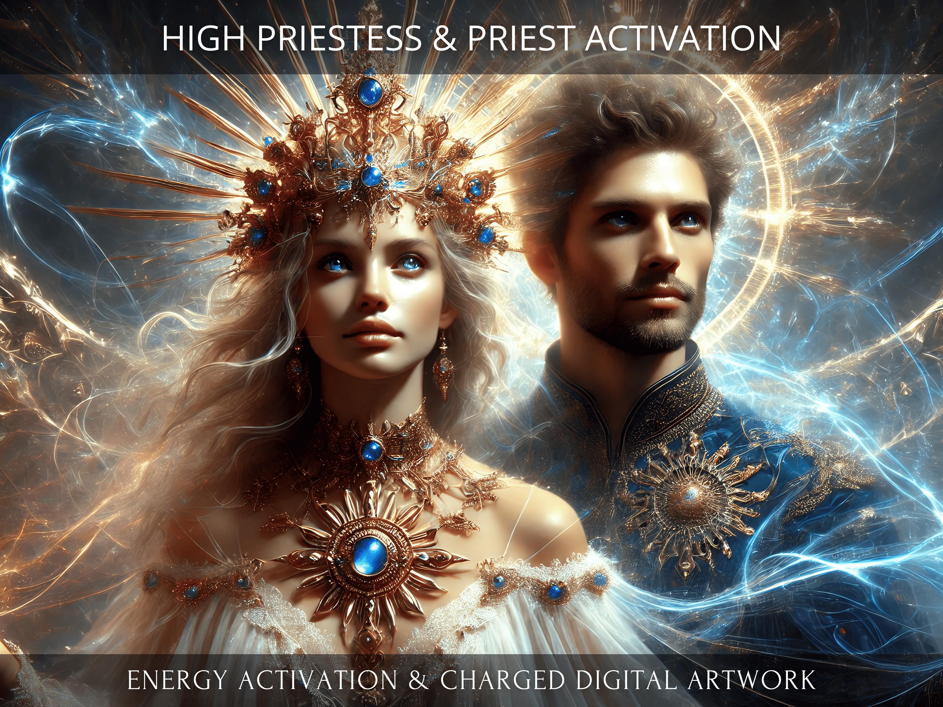 High Priestess & Priest Charged Digital Artwork + Energetic ...