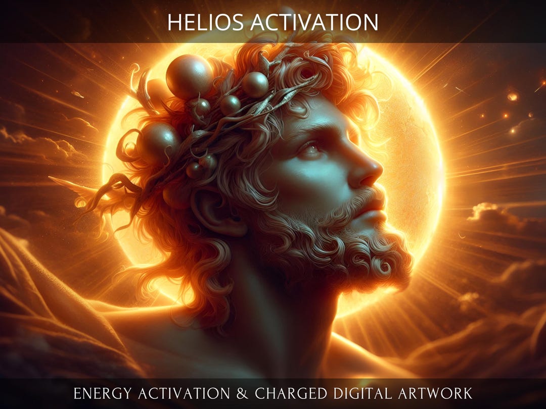 Helios Charged Digital Artwork + Energetic Transmission With a Personal ...