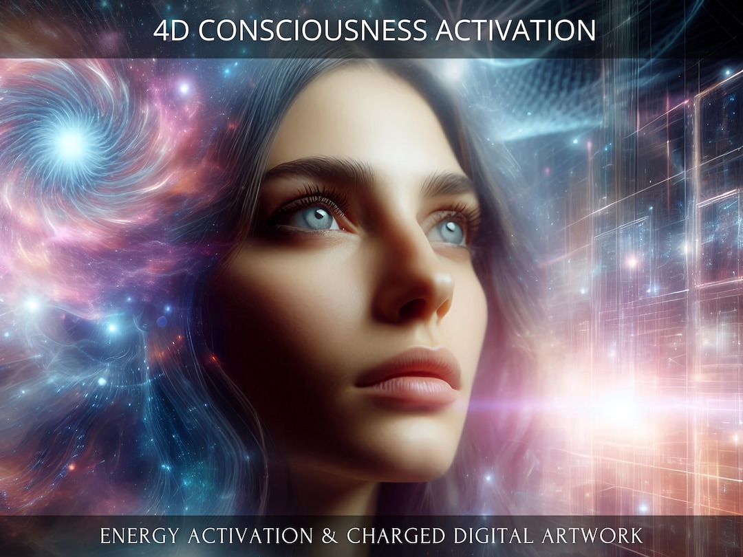 Fourth Dimension (4D) Consciousness Charged Digital Artwork + Energetic Transmission With a ...