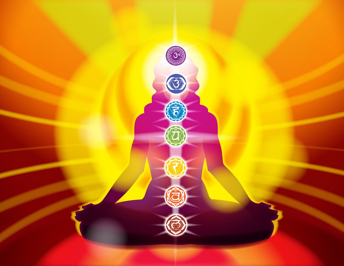 Chakras Meridians Nadis and Aura Clearing Healing and - Etsy