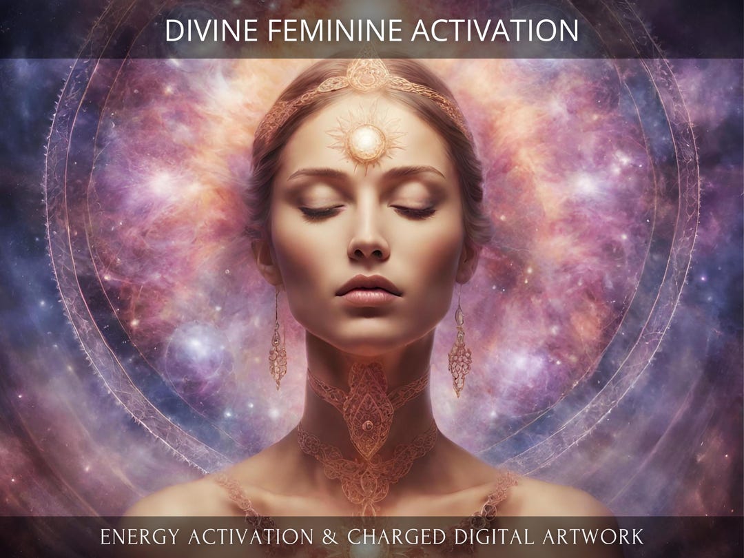 Divine Feminine Activation + Charged Digital Artwork - Etsy