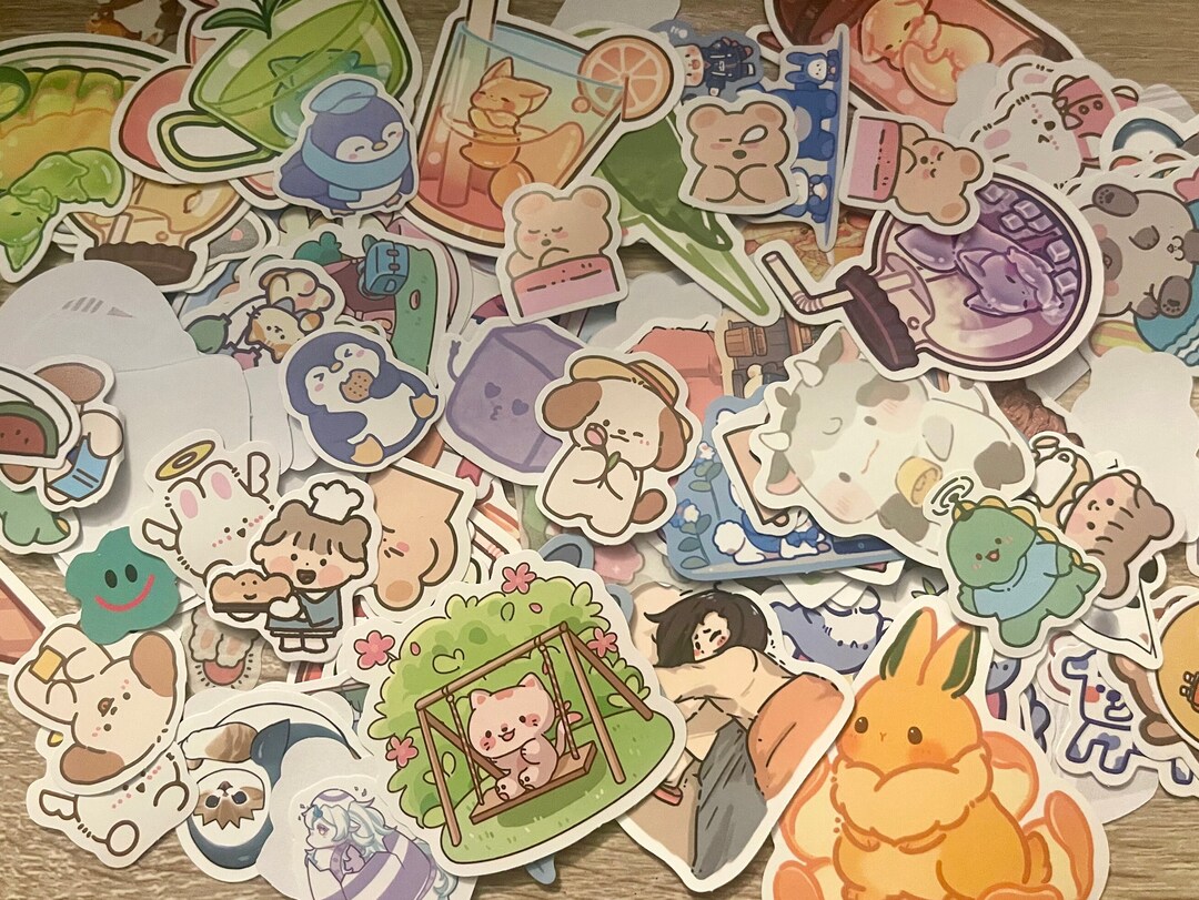 Kawaii Sticker Grab Bag | Kid Friendly Sticker Pack | Aesthetic ...