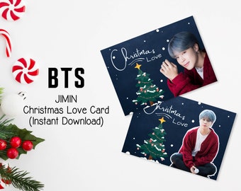 BTS Christmas Tags BTS Digital Download Bts Print Bts Holiday Card ...