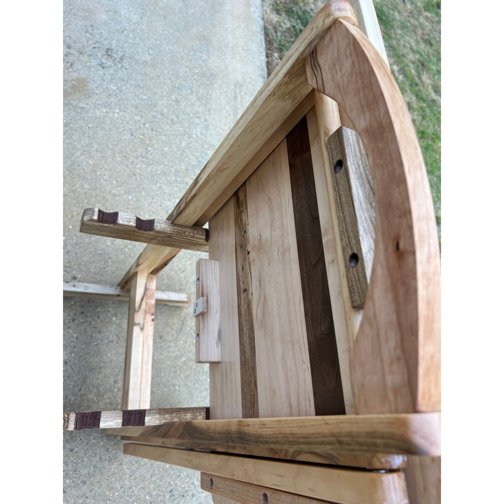 Handcrafted Wood TV Trays Made With Ambrosia Maple Walnut Hickory and ...