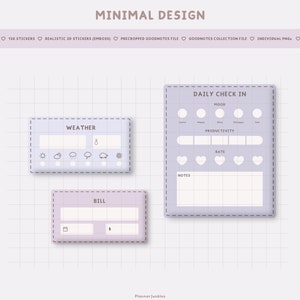 Essential Digital Planning Stickers | Digital Planner Widgets | Digital ...