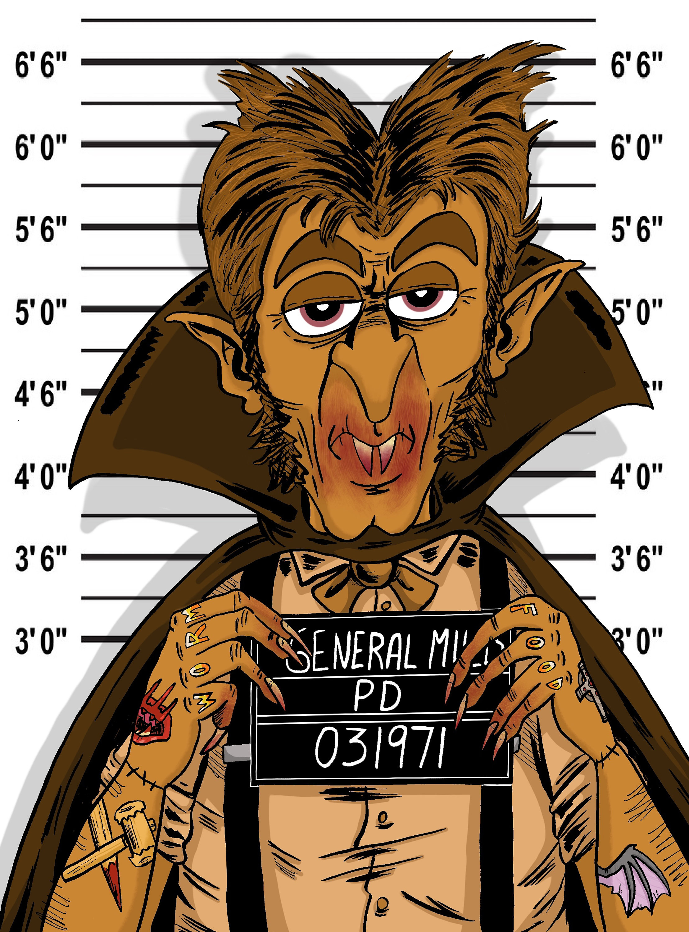 Cereal Killers: Count Chocula - Etsy