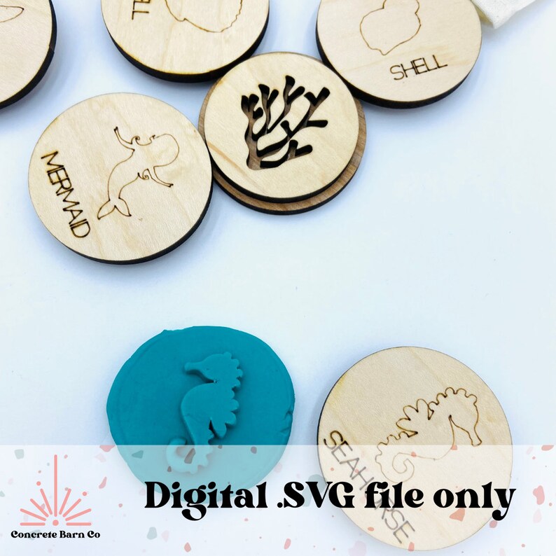 Play Dough Stamps - SVG Digital File - Under the Sea - Etsy UK