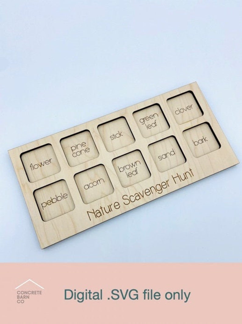 Scavenger Hunt SVG Digital File - for Laser Cutters - Etsy
