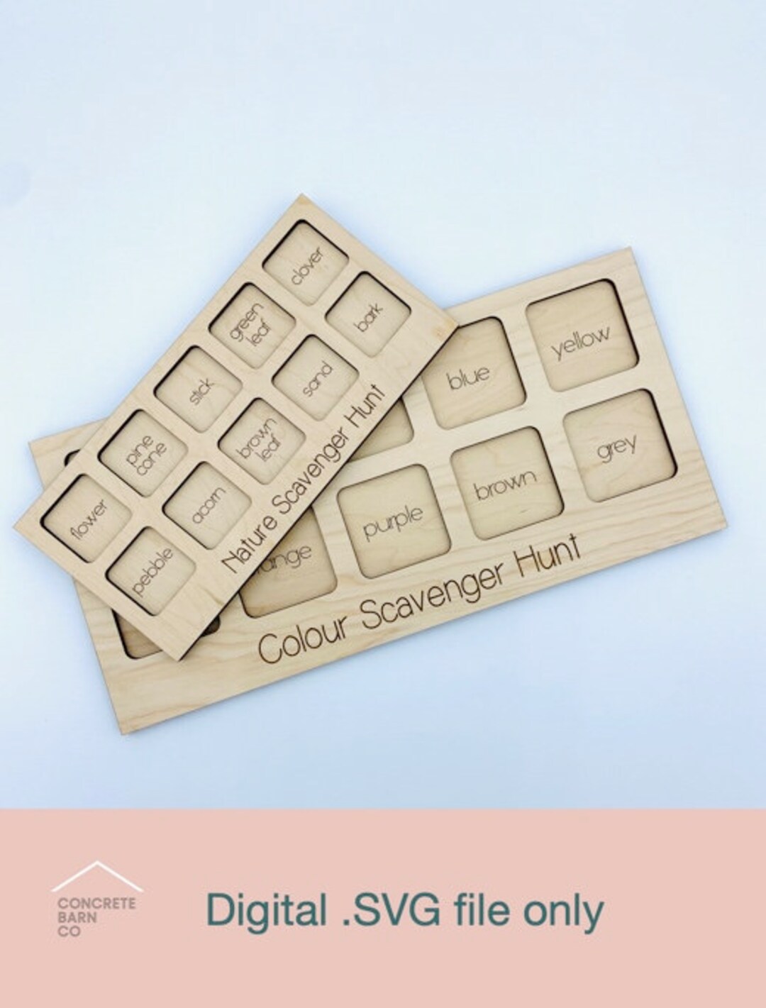 Scavenger Hunt SVG Digital File - for Laser Cutters - Etsy