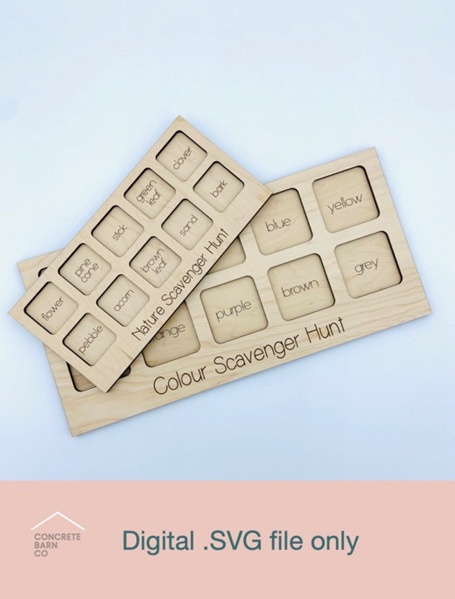 Scavenger Hunt SVG Digital File - for Laser Cutters - Etsy