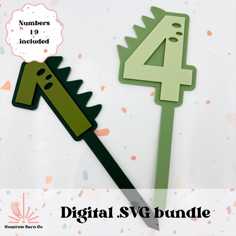Dino Cake Topper - Etsy