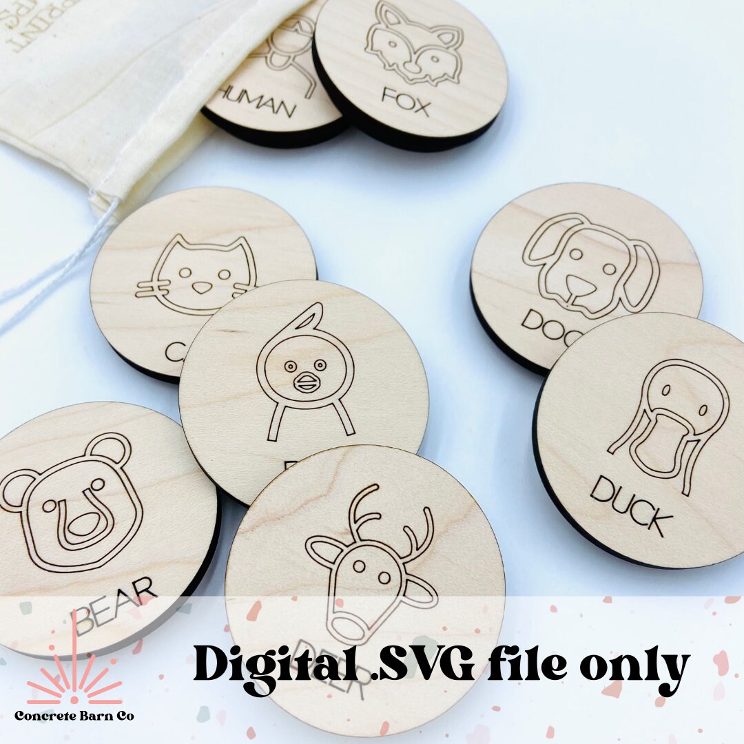 Play Dough Stamps SVG Digital File Footprints - Etsy