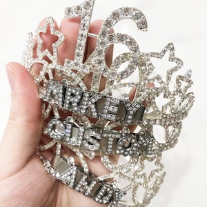 Custom Name Tiara,personalized Word Tiara for Birthday Crown,custom ...