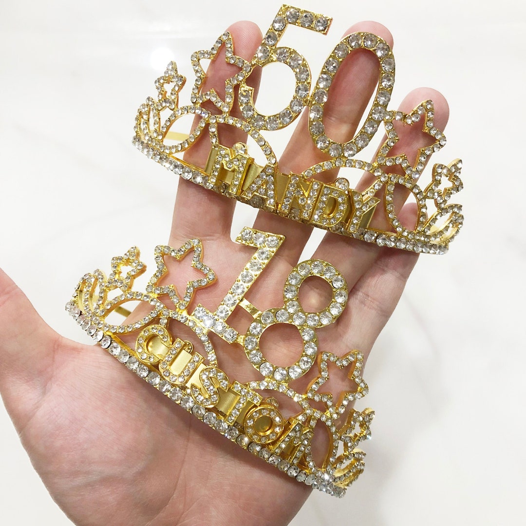 Custom Name Tiara,personalized Word Tiara for Birthday Crown,custom ...