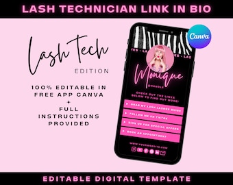 Link in Bio Template Instagram Landing Page Instagram Bio - Etsy Canada