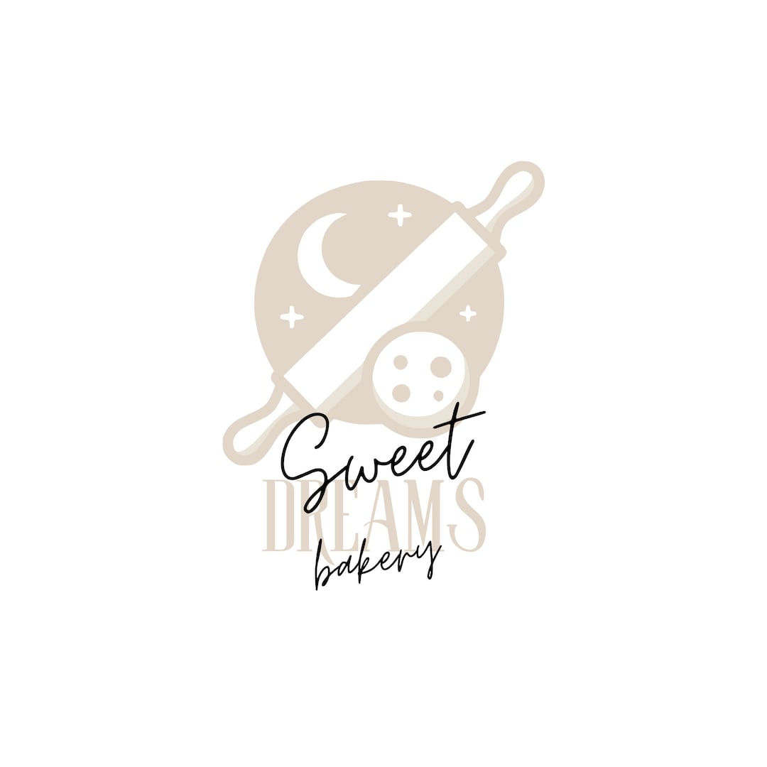 Cookie Logo for Bakery Business, Canva Template & SVG, Pre-made DIY ...