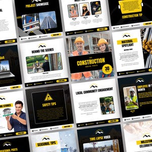 Contractor Social Media Posts Construction Instagram Posts Building ...