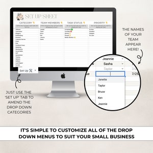 Google Sheets Task Tracker, Team Management Dashboard, Get Stuff Done ...