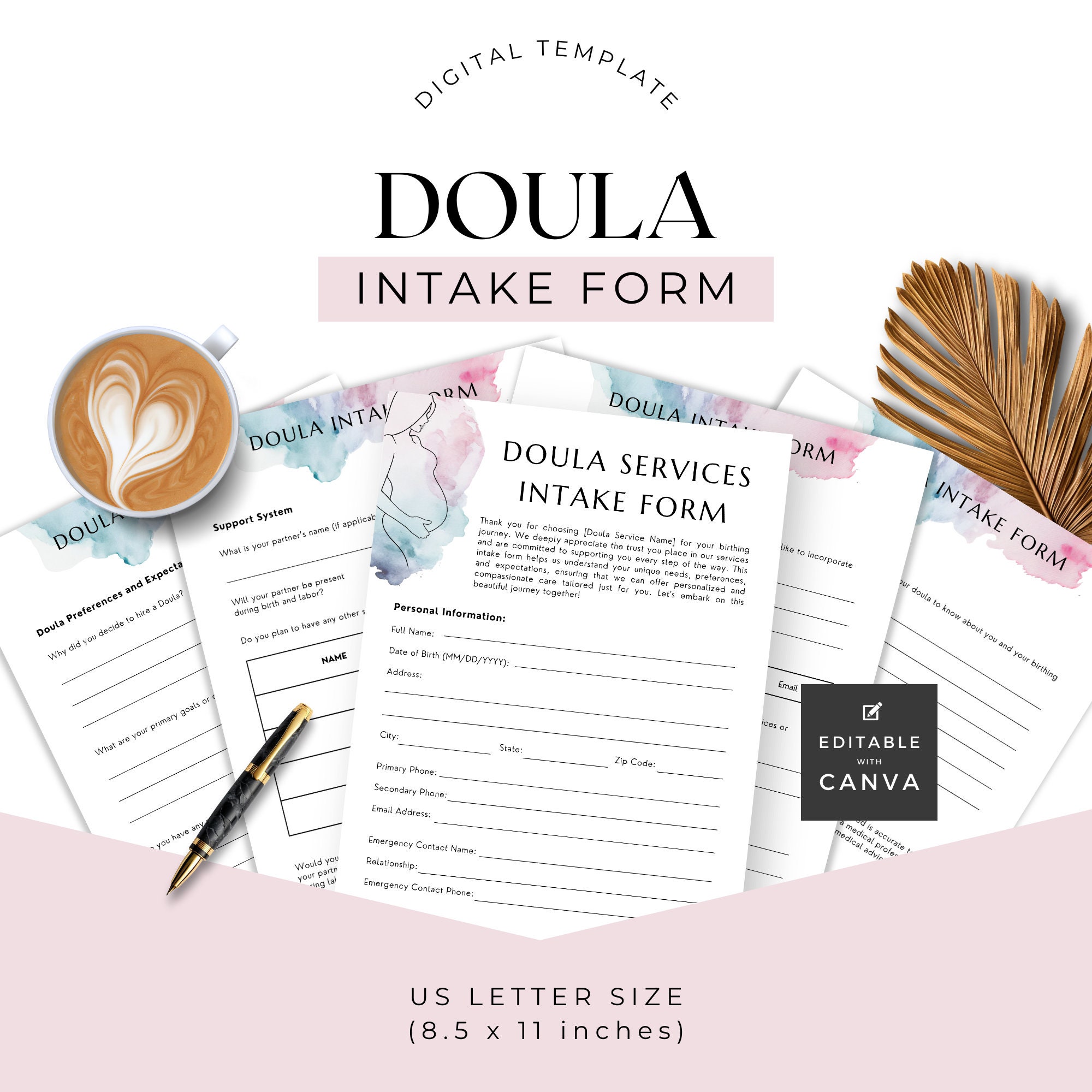 Doula Client Intake Form, New Client Onboarding, Childbirth Education ...