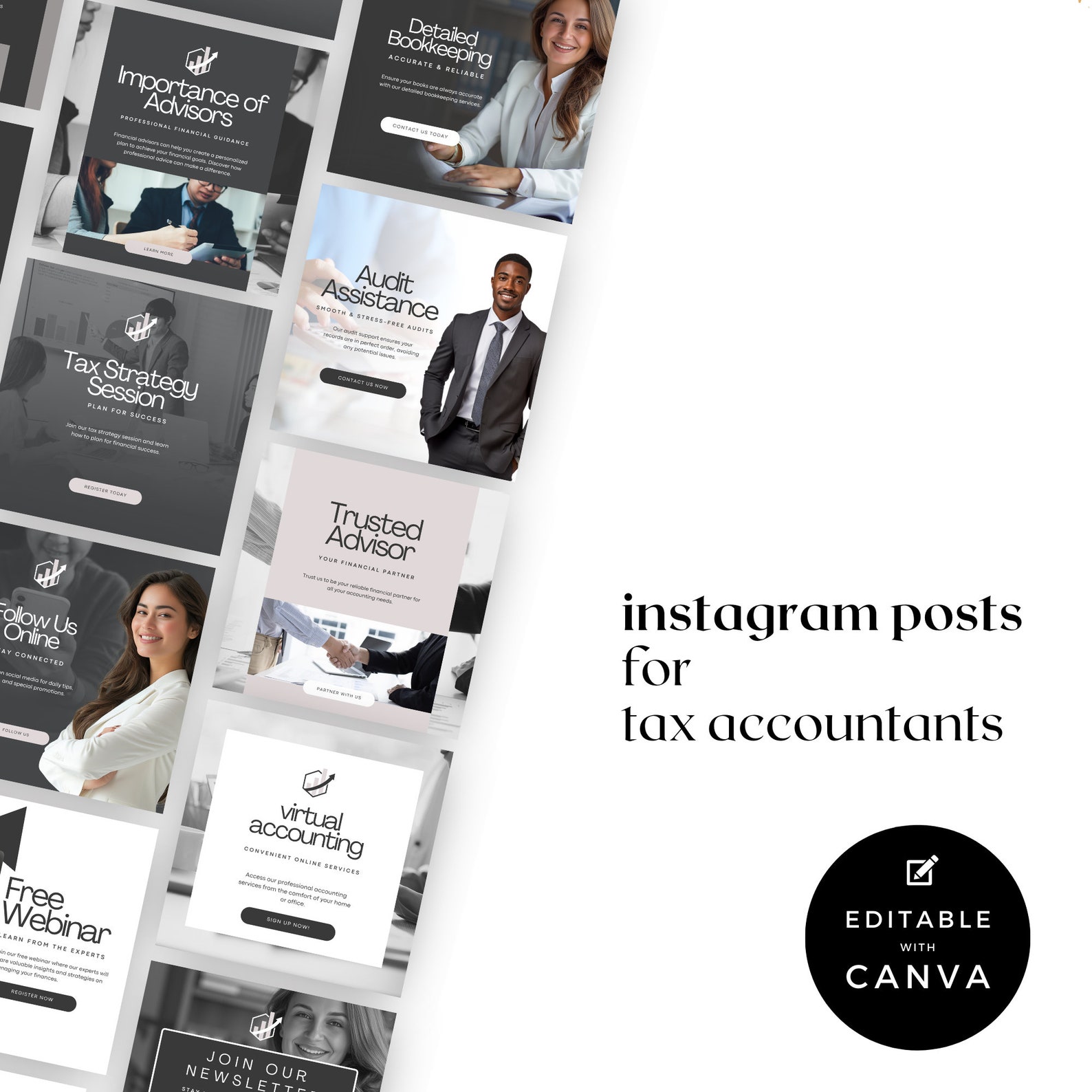 Tax Accountant Insta Posts Social Media Instagram Feed Financial ...