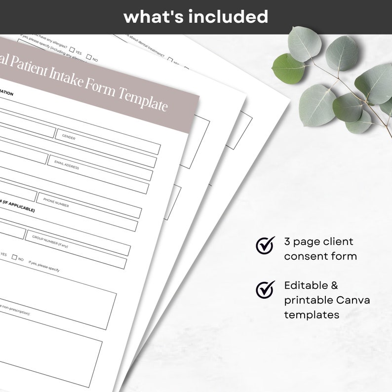 Dental Practice Client Intake Form Dentist Client Onboarding ...