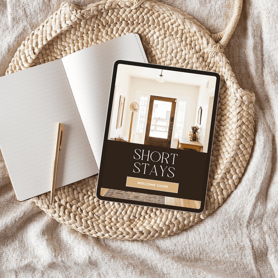 Airbnb Welcome Book VRBO Editable Canva Template Rental Pack STR Guest ...