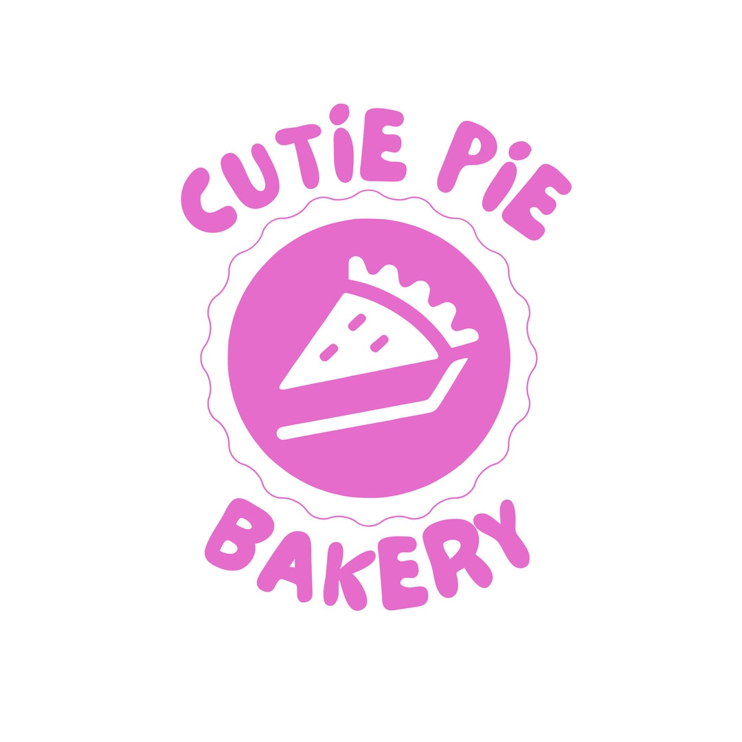 Circular Logo for Bakery Business, Canva Template and SVG, Minimal ...