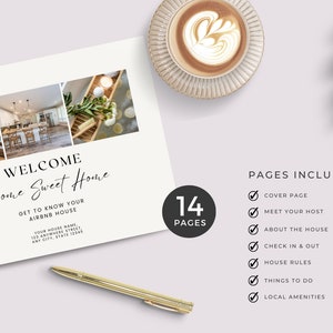 Airbnb Welcome Book Canva Template Landscape Orientation, Short Term ...