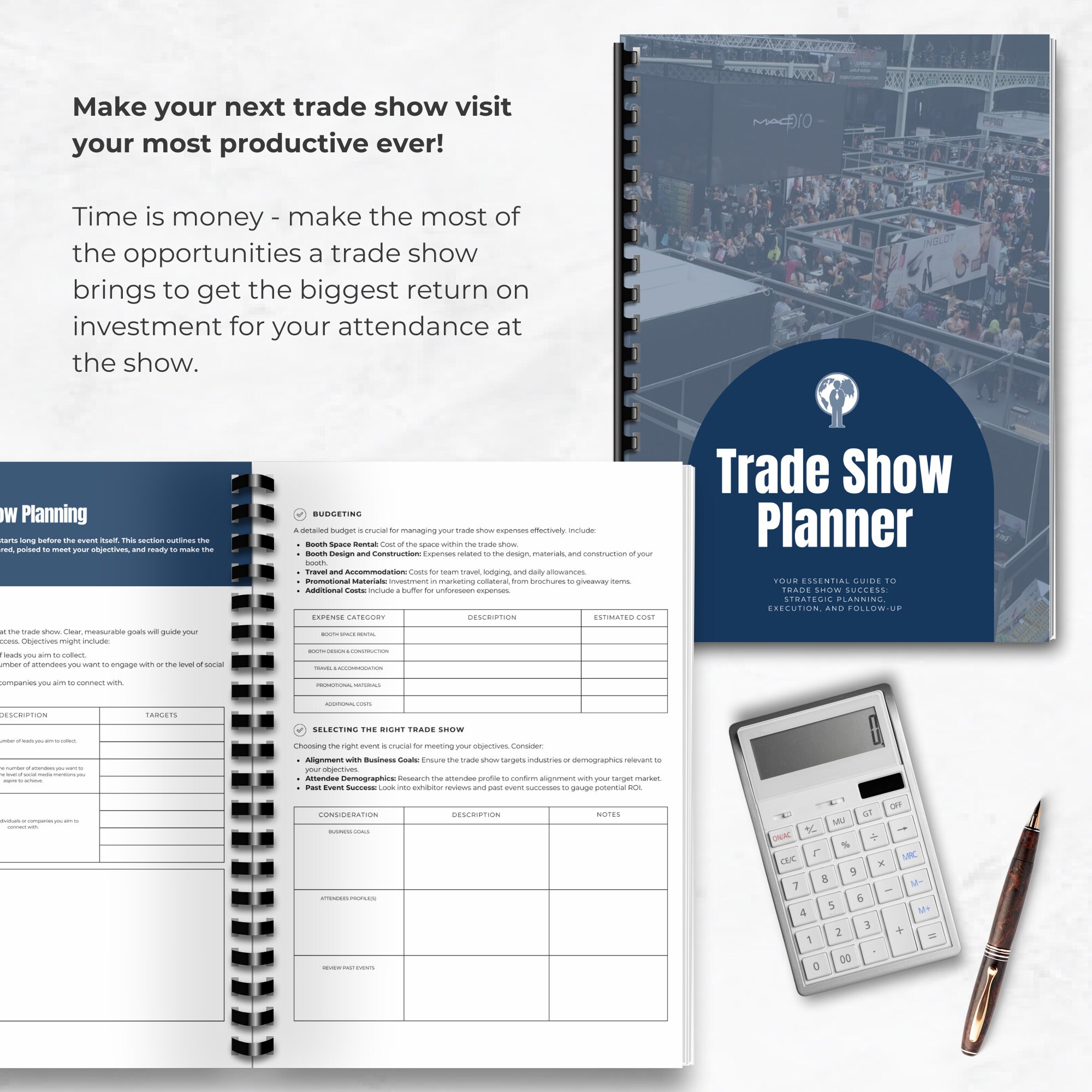Exhibitors Handbook Canva Template Trade Show Planner Build Customer ...